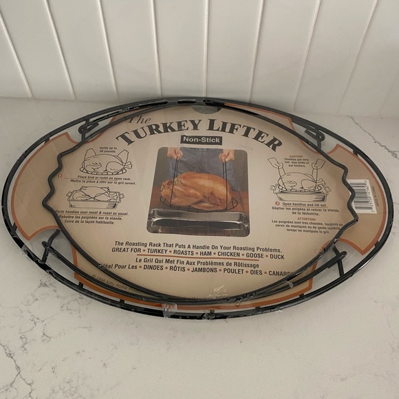 Kitchen | Nonstick Turkey Lifter Roasting Rack | Poshmark